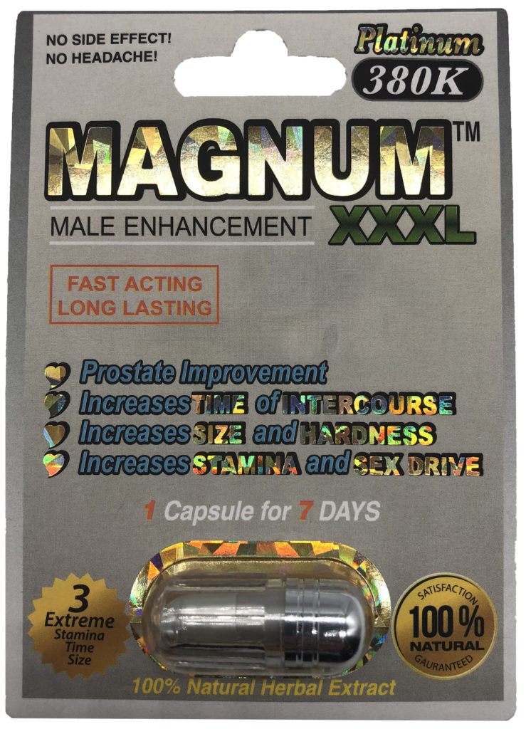 Magnum Platinum 380k Xxxl Male Sexual Supplement Enhancement Pill